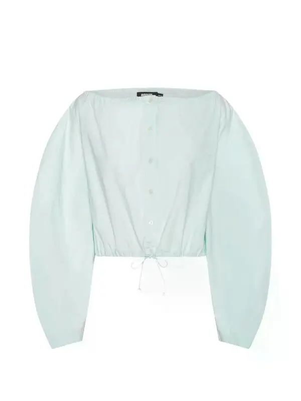 ROTATE BY BIRGER CHRISTENSEN Tie-strap Long-sleeve Blouse