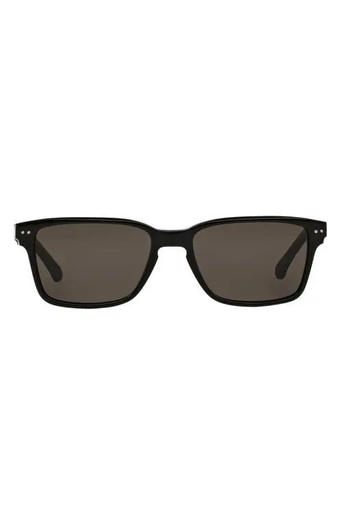 Brooks Brothers Rectangular Sunglasses - Black/grey