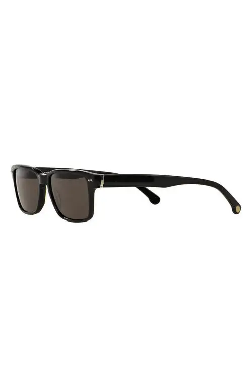 Brooks Brothers Rectangular Sunglasses - Black/grey