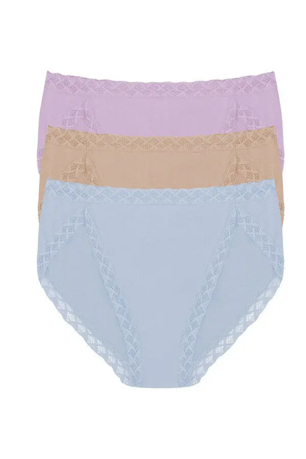 Natori Bliss French Cut Brief 3-pack - Violet