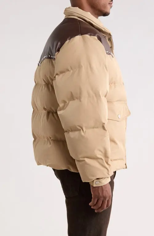 NOTHING GROWS OVERNIGHT Western Down Puffer Jacket