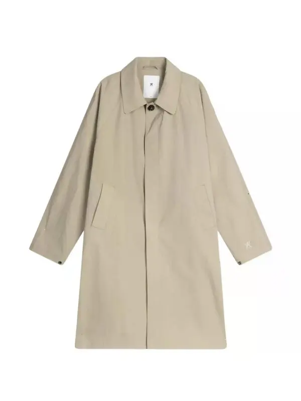 WELTER SHELTER Ripstop Trench Coat - Neutrals