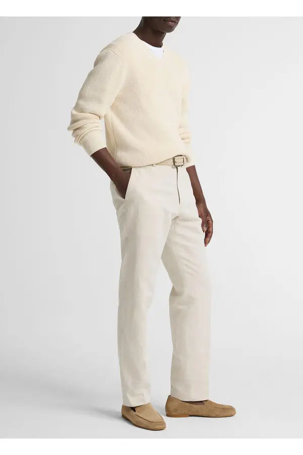 Vince Linen-cotton Classic Pant