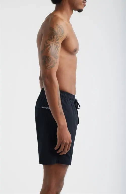 SANTO STUDIO Lido Swim Trunks - Black