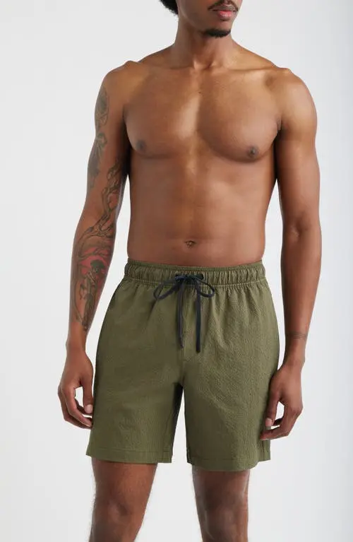 SANTO STUDIO Lido Swim Trunks - Olive
