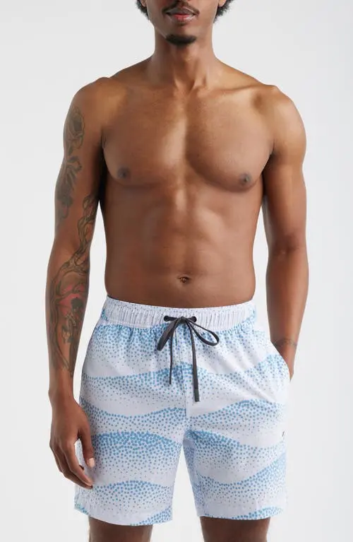 SANTO STUDIO Lido Swim Trunks - Waves Blue