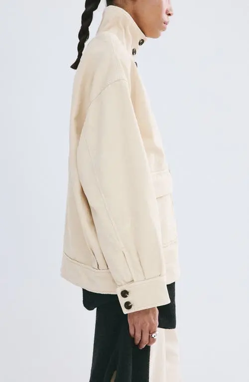 Mango Eugenie Denim Jacket - Vanilla