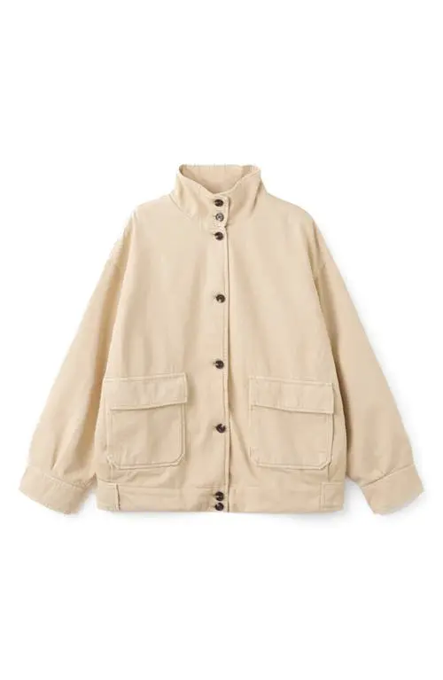 Mango Eugenie Denim Jacket - Vanilla