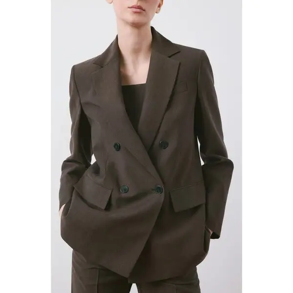 Mango Straight Fit Suit Blazer