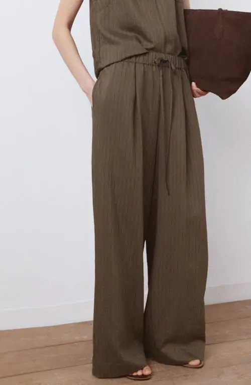 Mango Tatou Drawstring Pants - Brown