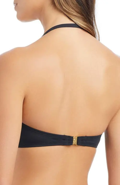 BLEU BY ROD BEATTIE Bandeau Bikini Top - Black