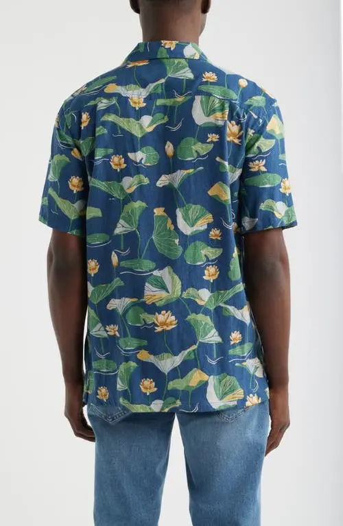 Pendleton Floral Cotton Camp Shirt