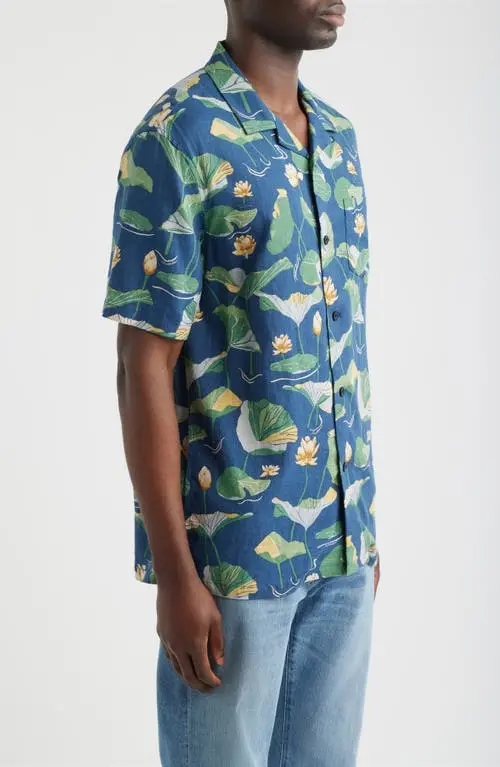 Pendleton Floral Cotton Camp Shirt
