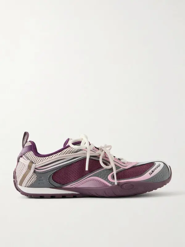 Balenciaga Radar Gradient Lines Sneakers - Purple