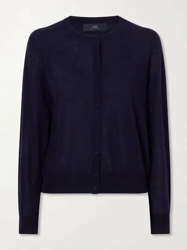 Arch4 Elio Cashmere Cardigan - Blue