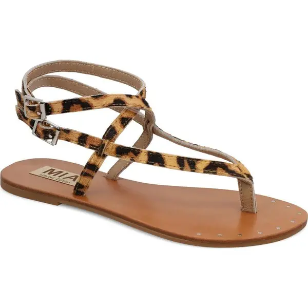 Mia Tahirah Sandal - Leopard Pr