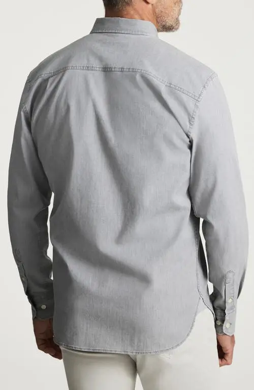 34 Heritage Denim Button-up Shirt - Grey Indigo