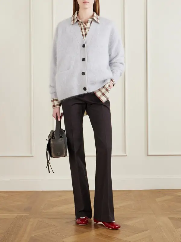 Acne Studios Cashmere V-neck Cardigan - Gray