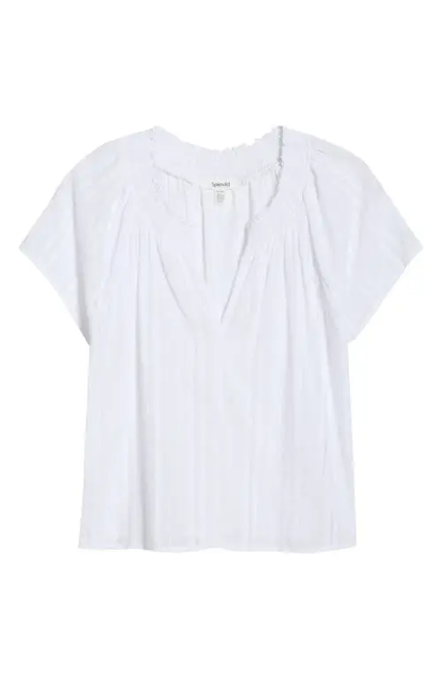 Splendid Meadow Stripe Cotton Crop Top
