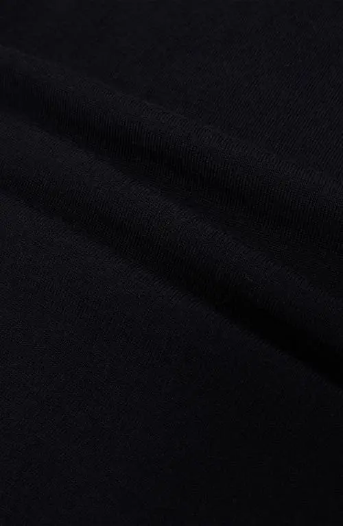 REISS Brook Merino Wool T-shirt - Navy