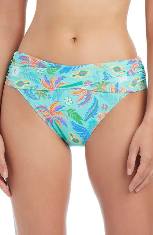 ROD BEATTIE Sarong Hipster Bikini Bottom - Turq