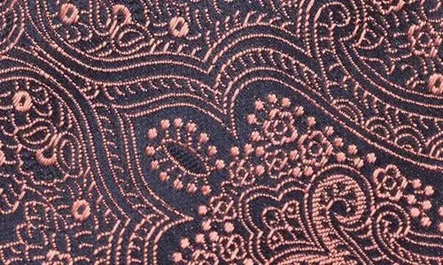 Canali Paisley Silk Necktie - Pink