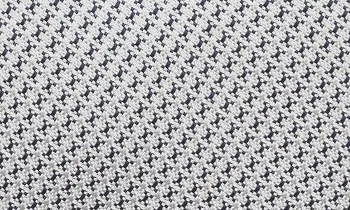 Canali Silk Medallion Tie - Light Grey