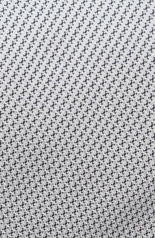 Canali Silk Medallion Tie - Light Grey
