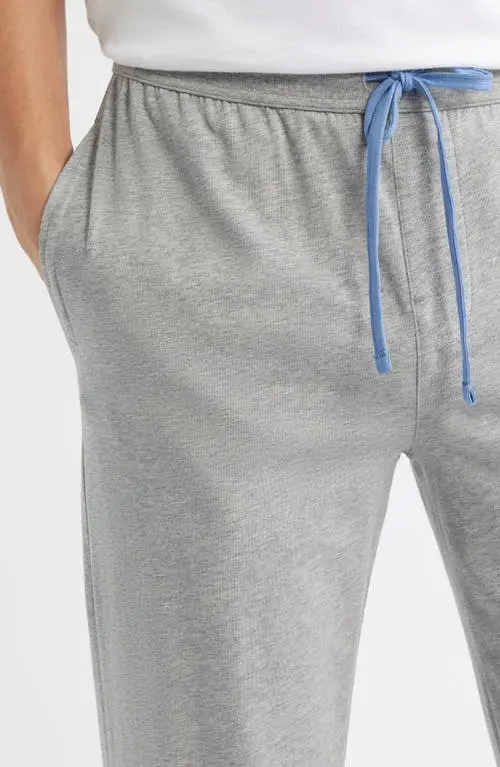 BOSS Mix Match Stretch Cotton Pajama Joggers - Medium Grey