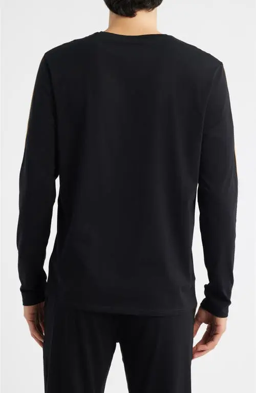 BOSS Unique Long Sleeve Stretch Cotton Pajama T-shirt
