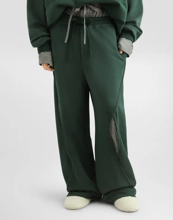 Dolce & Gabbana Treated Jersey Trousers