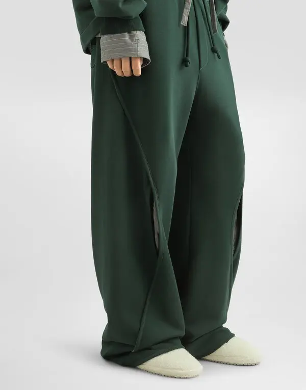 Dolce & Gabbana Treated Jersey Trousers