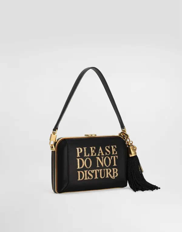 Dolce & Gabbana Dolce Box Satin And Laminated Ayers Handbag