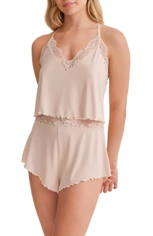 Fleur't Purely Yours Short Pajamas - Champagne