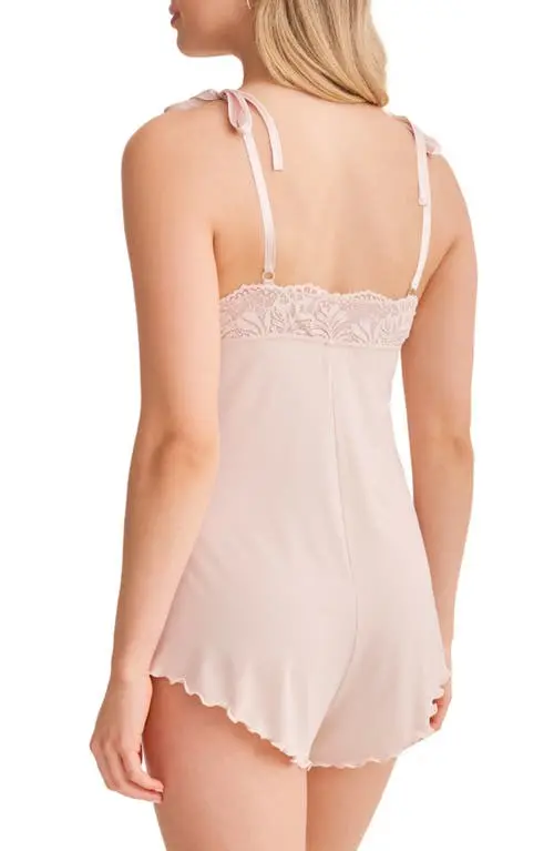 Fleur't Purely Yours Ruffle Lace Trim Romper