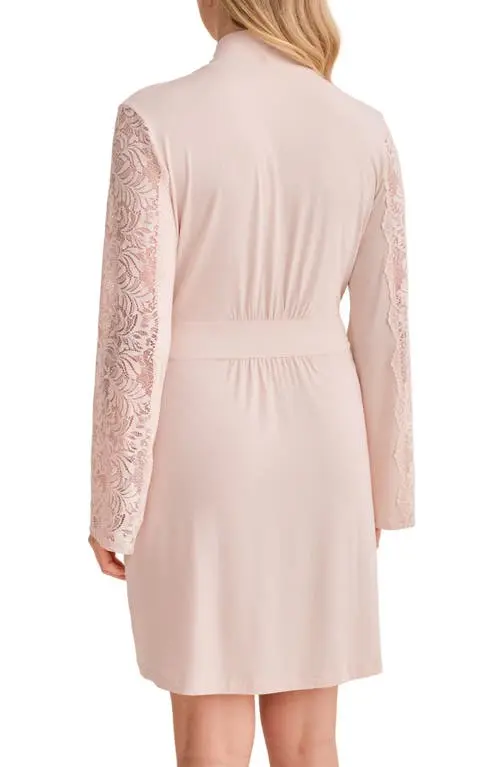 Fleur't Purely Yours Lace Trim Robe