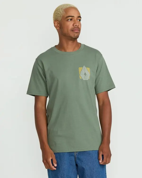 Volcom Plated Short Sleeve Tee - Light Olive