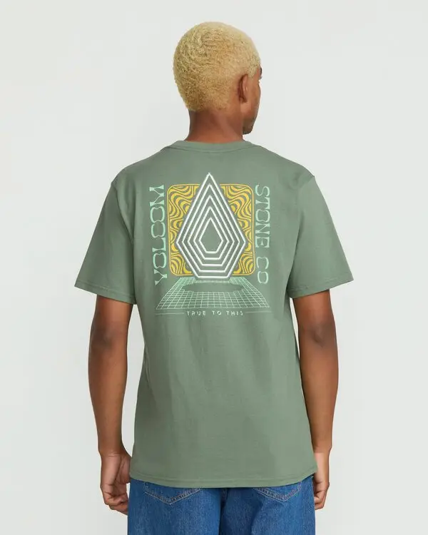 Volcom Plated Short Sleeve Tee - Light Olive