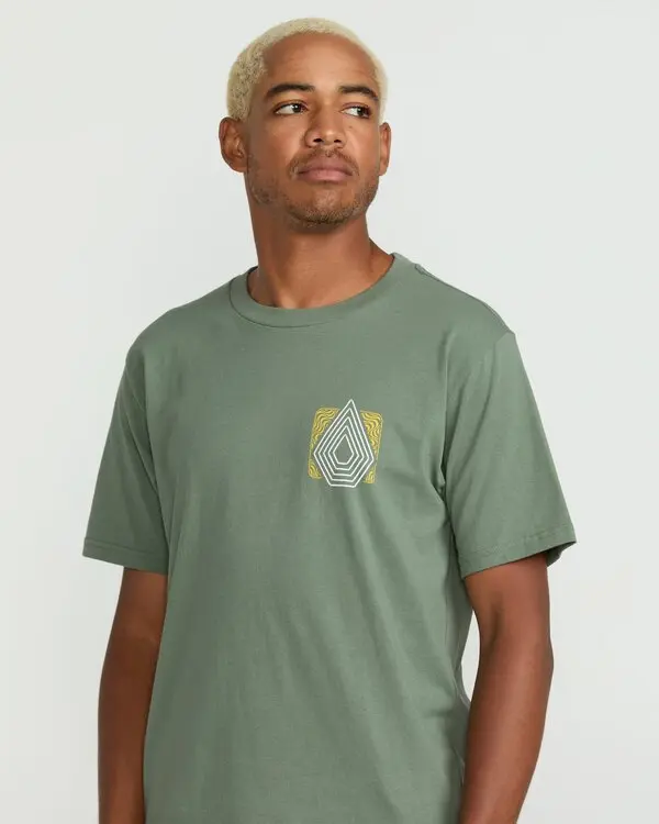 Volcom Plated Short Sleeve Tee - Light Olive