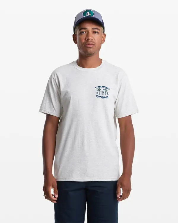 Volcom Fed Up Short Sleeve Tee - Stone Heather