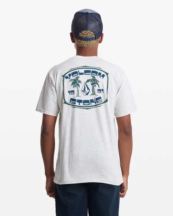 Volcom Fed Up Short Sleeve Tee - Stone Heather