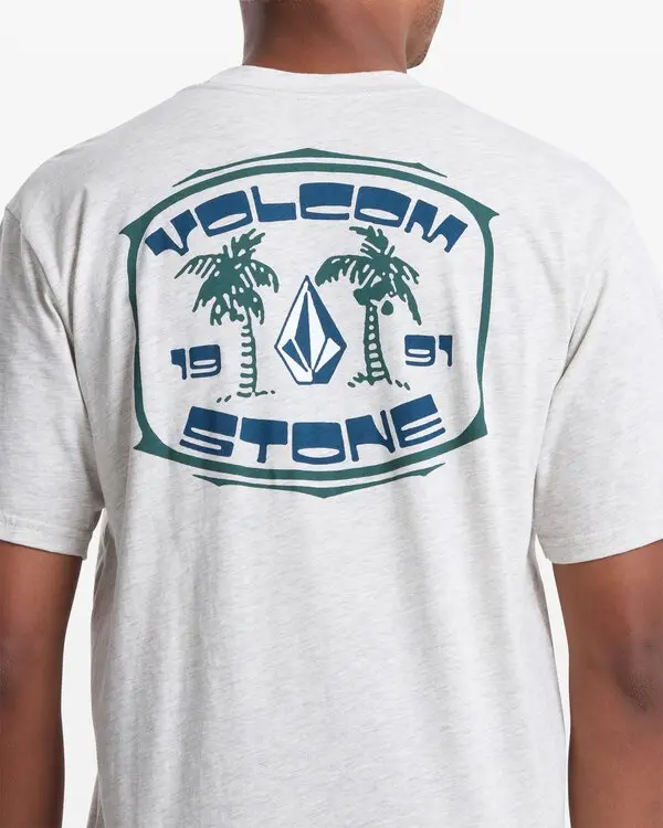 Volcom Fed Up Short Sleeve Tee - Stone Heather