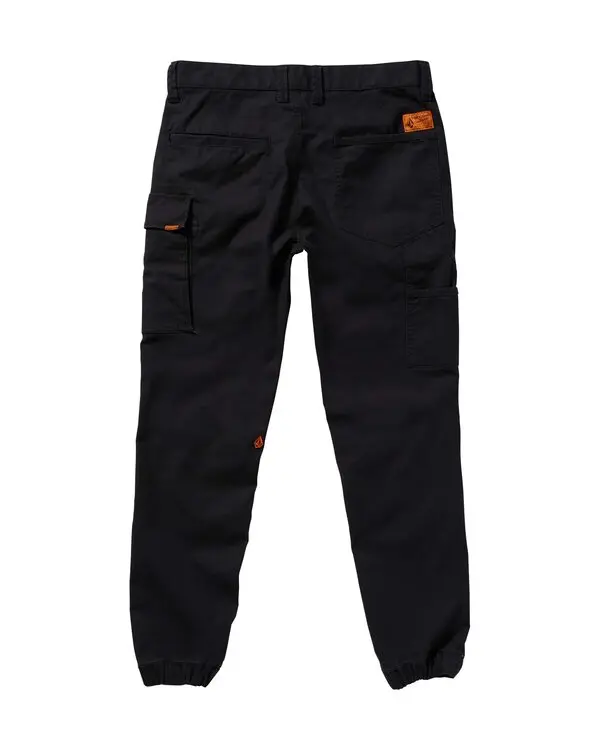 Volcom Caliper Ii Cuff Work Pants - Black
