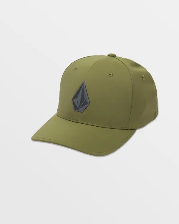 Volcom Stone Tech Flexfit Delta Cap - Squadron Green