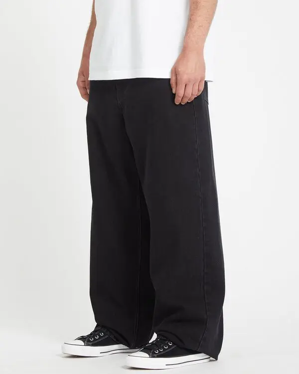 Volcom Chillow Denim Pants - Black