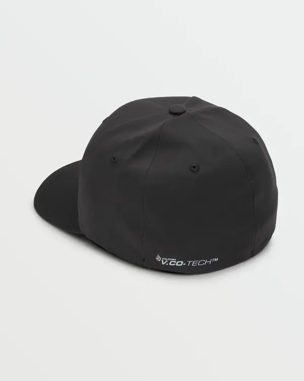 Volcom Stone Tech Flexfit Delta Cap - Black