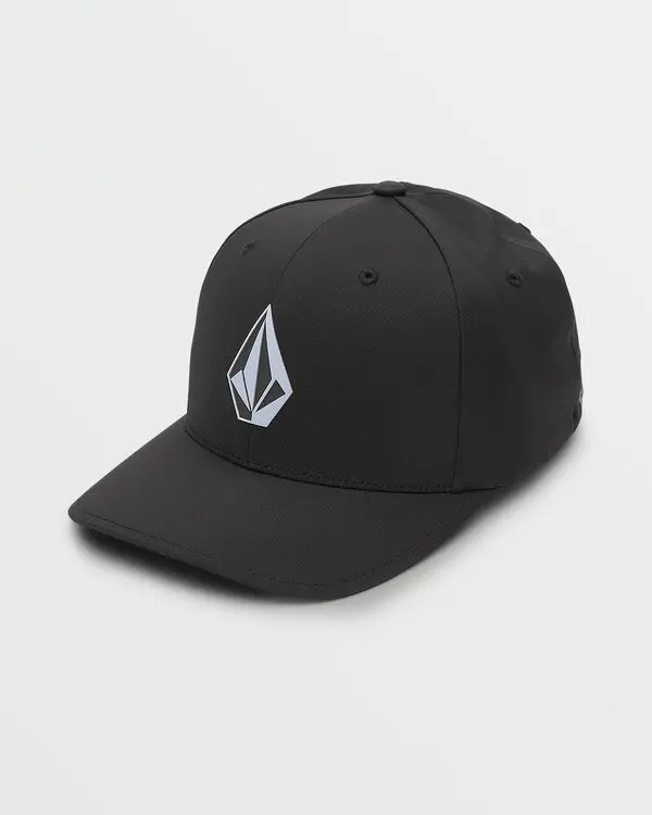 Volcom Stone Tech Flexfit Delta Cap - Black