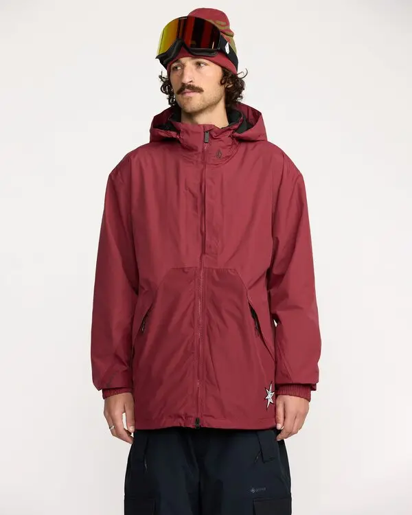 Volcom Longo Gore-tex Jacket - Burnt Red