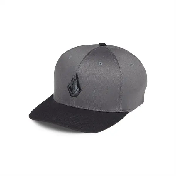 Volcom Full Stone Flexfit Cap - Asphalt Black