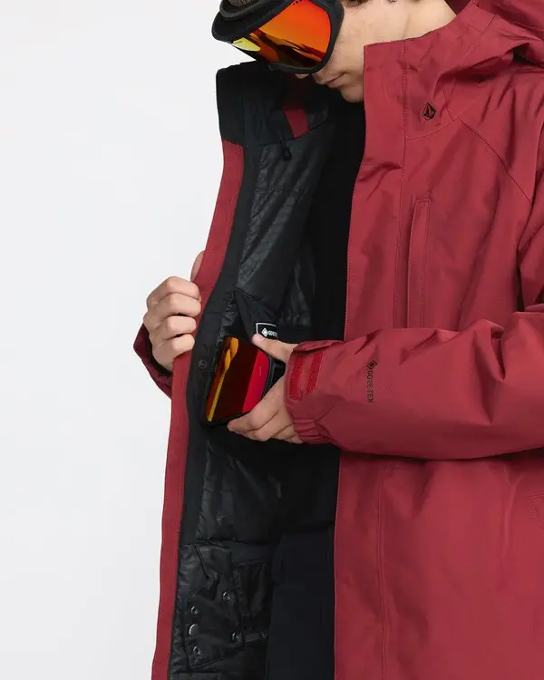 Volcom Dua Insulated Gore-tex Jacket - Burnt Red